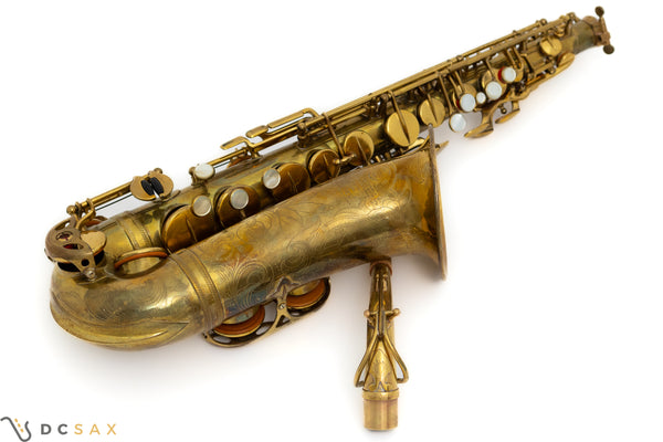 27,xxx 1938 Selmer Jimmy Dorsey Series II Alto Saxophone, Video – DC Sax